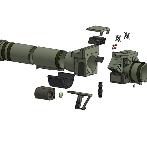 🚀 Yuni Nikke Inspired Rocket Launcher Prop・ 3D File for 3D printing・Cults