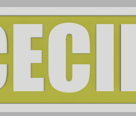 🔑 Cécile・Archivo STL para Impresión 3D・Cults