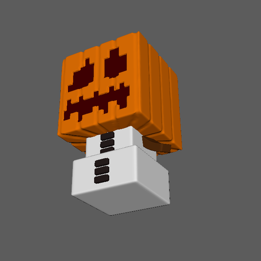 STL file Minecraft Snow Golem Minifigure 🌨️ ・3D printable design to ...