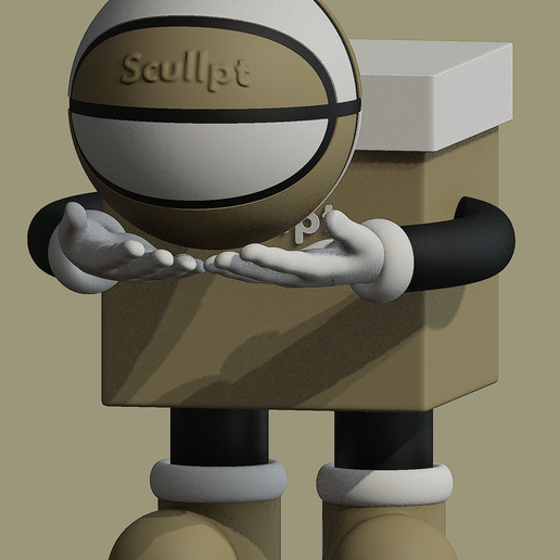 🏀 BALL BUDDY・Free 3D File for 3D printing・Cults