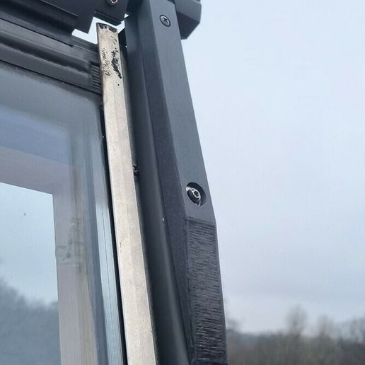 Free 3D file Velux compatible storm fitting for cover plate | Velux ...