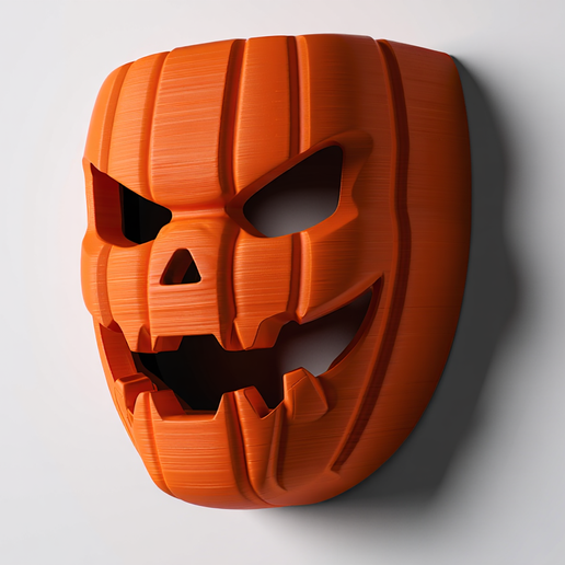 🎃 Scary Pumpkin Face Mask・ STL File for 3D printing・Cults