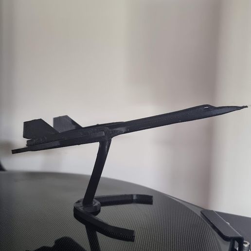🧞‍♂️ Lockheed SR-71 Blackbird + Stand Kit Card・Free 3D File for ・Cults