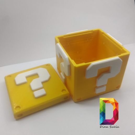 Question box Super Mario・ STL File for ・Cults