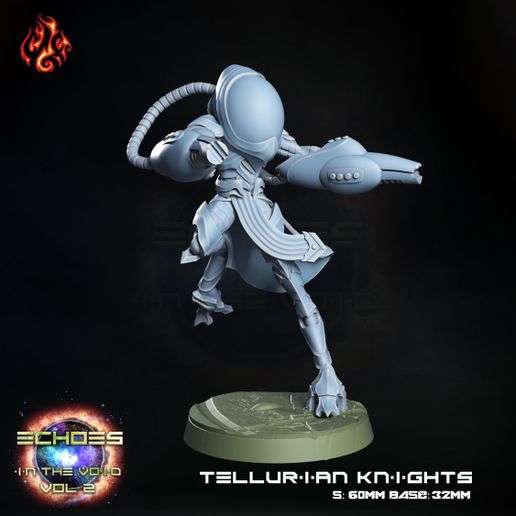 🎲 Tellurian Knights・ 3D File for 3D printing・Cults