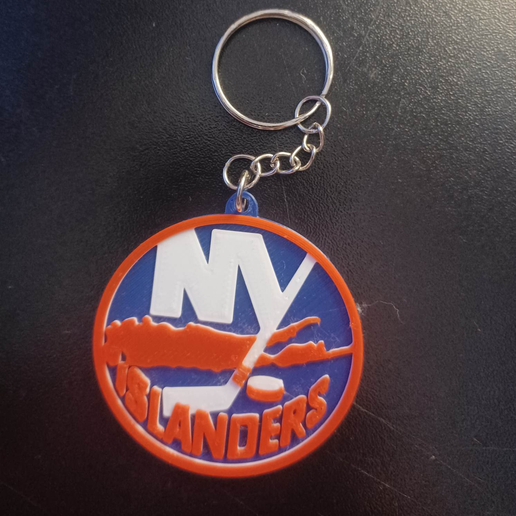 STL file New York Islanders Keychain 🆕 ・3D print model to download・Cults