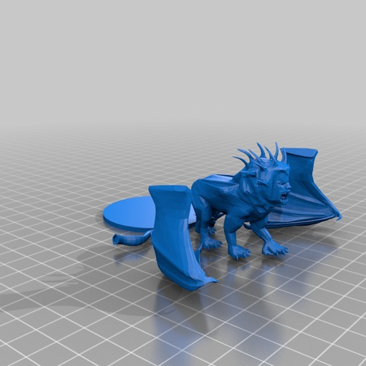 🇬🇷 Manticore・Free STL File for 3D printing・Cults