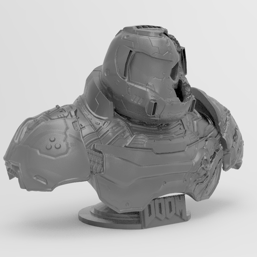 💀 DOOM SLAYER skull・ STL File for ・Cults