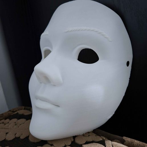 👦 The Boy Mask - Brahms Blank Mask・Free STL File for 3D printing・Cults