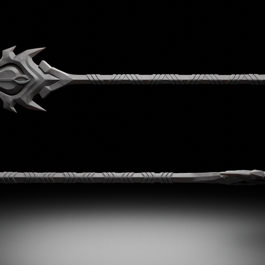 🗺️ Blood-Tempered Ranseur - World of Warcraft・ STL File for 3D printing ...