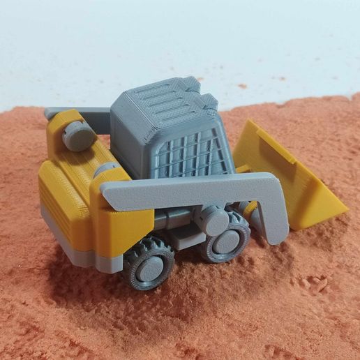3D file MINI LOADER-POINT-TURN LOADER 🚗 ・3D print design to download・Cults