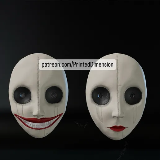 🎃 Halloween Creepy Horror Masks・Free STL File for 3D printing・Cults