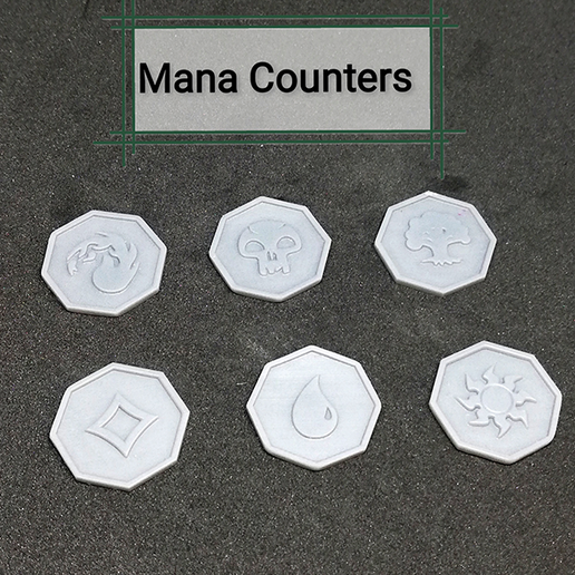 3D file MAGIC THE GATHERING MANA COUNTERS - STL FILE 🪄 ・Model to ...