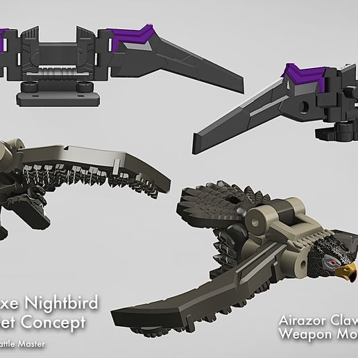 🎒 Wings/ Backpack and Falcon Battle Master set for Transformers ROTB ...