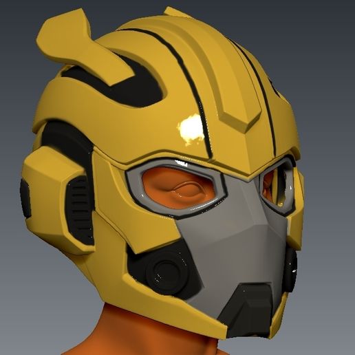 🤖 Bumblebee Mask - Mask Transformers・ 3D File for 3D printing・Cults