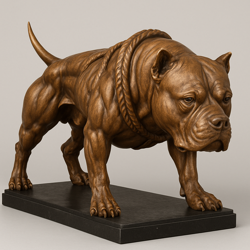 🐂 Pit Bull / Weight Pulling・ STL File for 3D printing・Cults