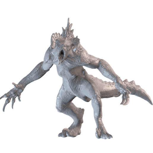 🎮 Deathclaw fallout 4 scream pose・ STL File for 3D printing・Cults