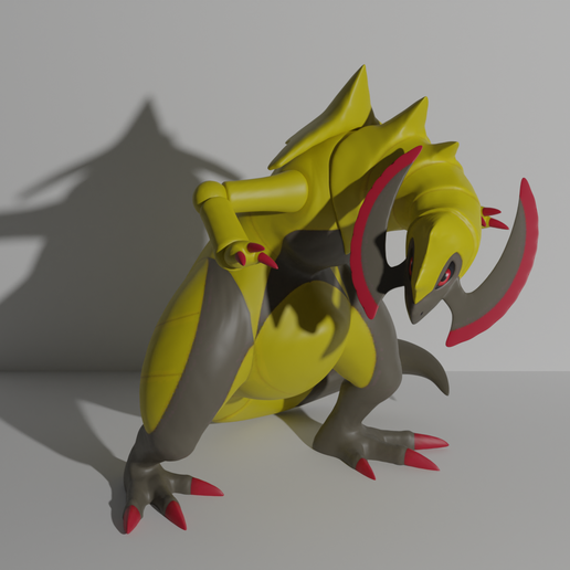 🐉 Haxorus pokemon modelo de impresión 3D・Archivo STL para ・Cults