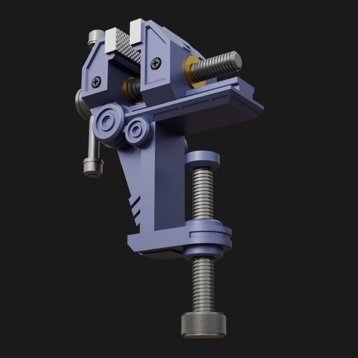🧑‍🔧 Mini Bench Vise Portable・ 3D File for 3D printing・Cults