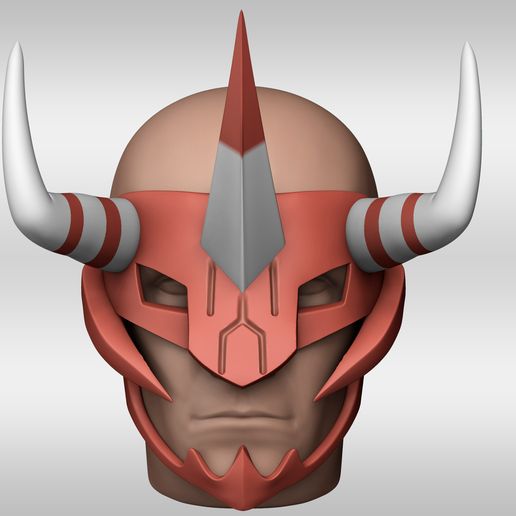 Archivo STL Agunimon Mask Cosplay (Digimon Frontier) 🐉 ・Objeto ...
