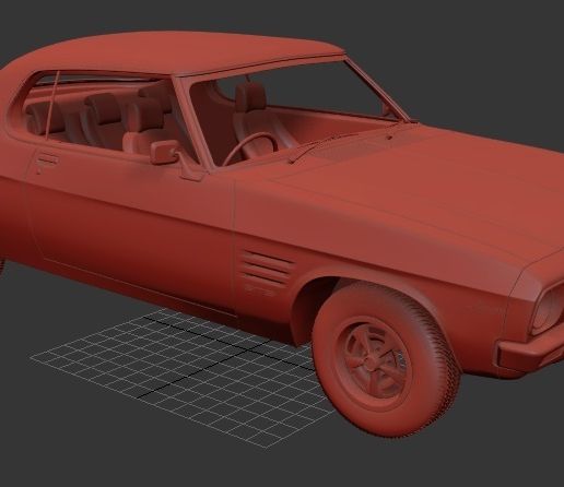 🚗 Holden Monaro Mk2 HQ Coupe GTS 350 1971・Archivo STL para Impresión 3D ...
