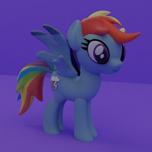 how to draw a my little pony rainbow dash