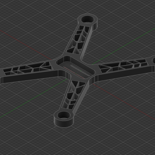 quadcopter frame stl