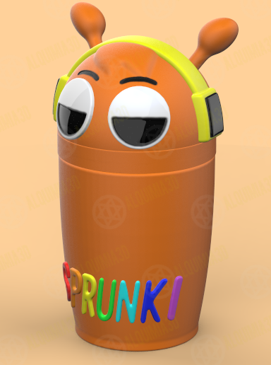 🧸 SPRUNKI NARANJA VASO (OREN)・ OBJ File for 3D printing・Cults