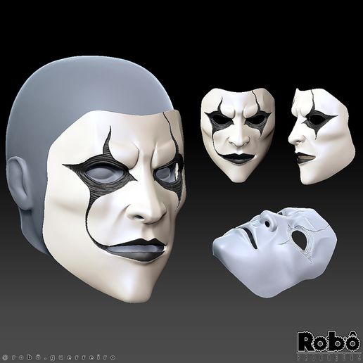 📁 SLIPKNOT - Jim Root - AHIG - Phantom Mask (Accurate) - STL model 3D ...