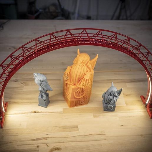 🔧 LED Arch 60 cm for Resin 3D printers・ 3D File for ・Cults