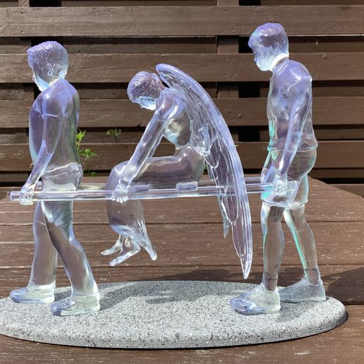 👼 Wounded Angel・ STL File for 3D printing・Cults