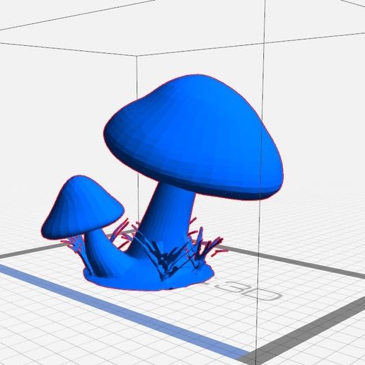 STL file Magic Mushrooms 🪄 ・Template to download and 3D print・Cults