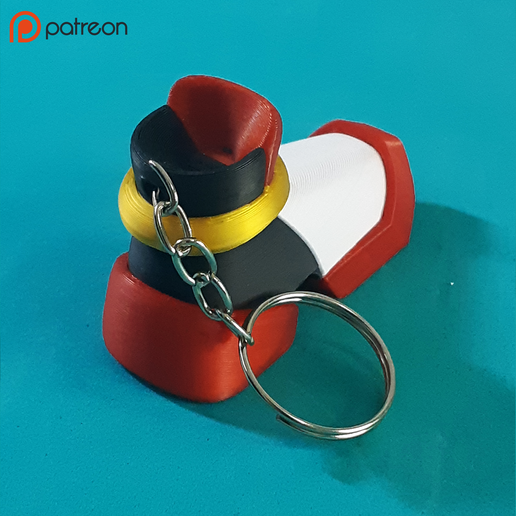 🦔 Shadow the Hedgehog: Keychain Shoe - (3MF available)・ 3D File for 3D ...