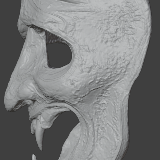 🎲 Corrupted Monk's Oni Mask - Sekiro shadows die twice・Free STL File ...