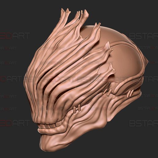 3D file Mahito Final Form Full Mask - High Quality - Jujutsu Kaisen ...