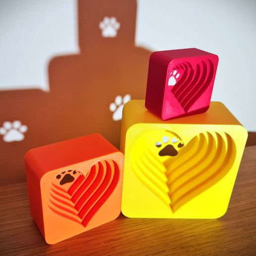 🖨️ Easy Print Any Printer Pet Dog Cat Paw Print How Deep Is Your Love ...