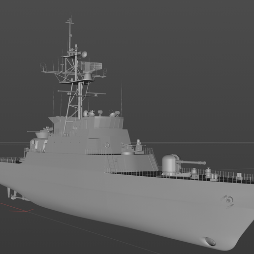 🚢 Material do modelo 3D da fragata iraniana Sahand・Arquivo OBJ para ...
