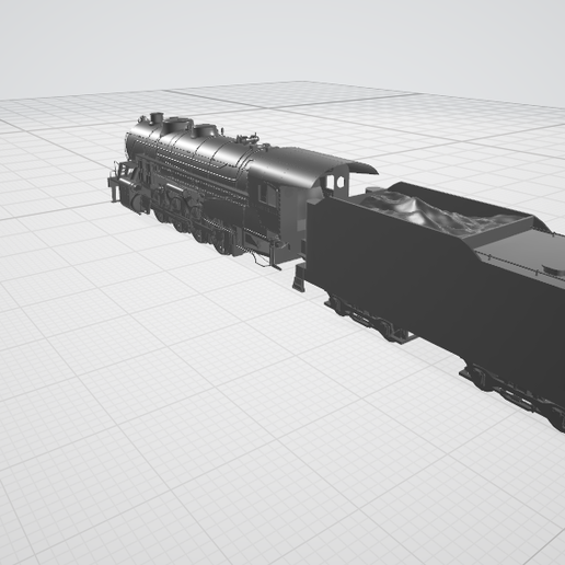 😤 Reading I10sa Steam Locomotive・ OBJ File for 3D printing・Cults