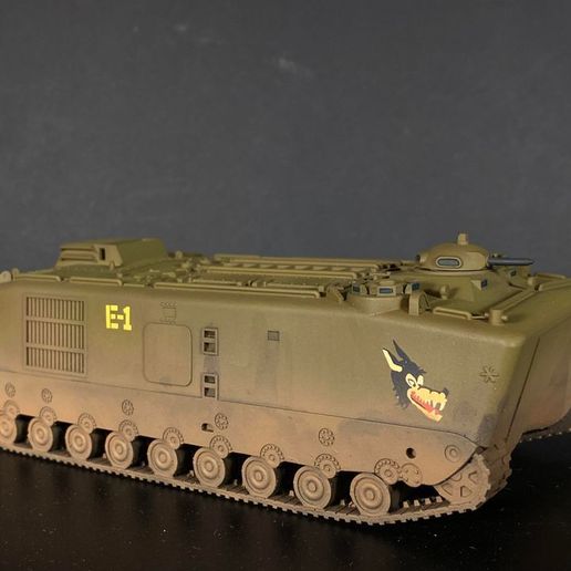 🎲 LVTP-5 - Amphibious APC (US, Post-war, 1956)・ 3D File for 3D printing ...