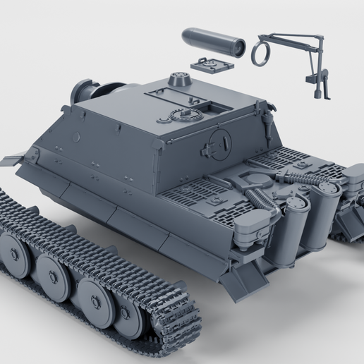 🐅 Sturmtiger-38 cm RW61 auf Sturmmörser Tiger (early+standard model ...