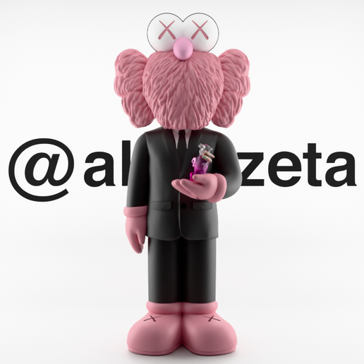 🐕 Kaws BBF Christian Dior Miss Dior Bobby Dog Perfume・ STL File for 3D ...