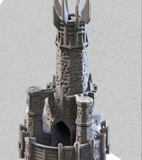 🎲 DICE TOWER - DARK TOWER・ STL File for ・Cults
