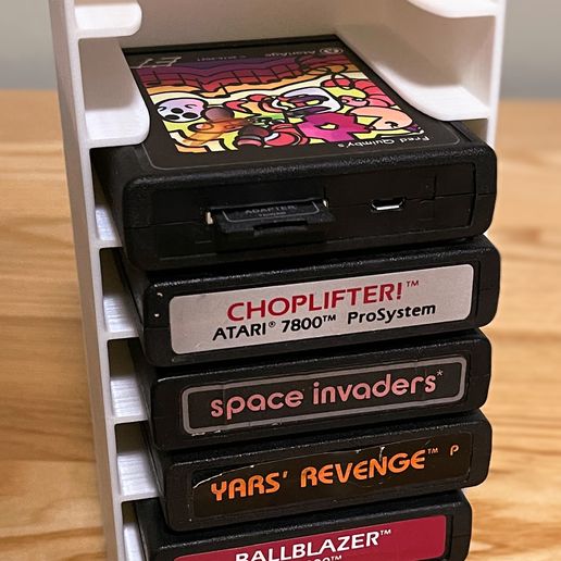 STL file Atari 7800 10x Cartridge Storage 🎲 ・3D printer model to ...