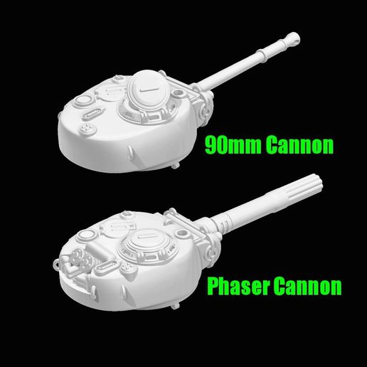 🌬️ DUST 1948 \ KONFLIKT '47 - 90mm & Phaser Turret (For M46 Patton and ...