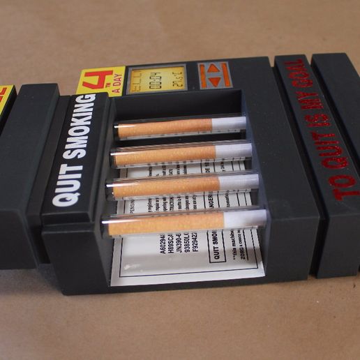 🚬 The fifth element CIGARETTE DISPENSER 4-A-DAY・ STL File for ・Cults