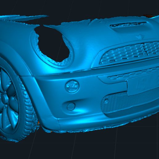 🩻 Mini Cooper S R53 front scan・ STL File for 3D printing・Cults