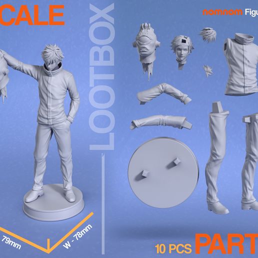 🗿 Satoru Gojo - Jujutsu Kaisen・ 3D File for 3D printing・Cults