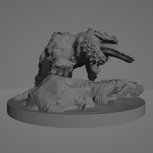 👹 MONSTER HUNTER CHATACABRA FIGURE・ STL File for 3D printing・Cults