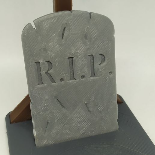 🎃 Lápida RIP・Archivo STL para Impresión 3D・Cults