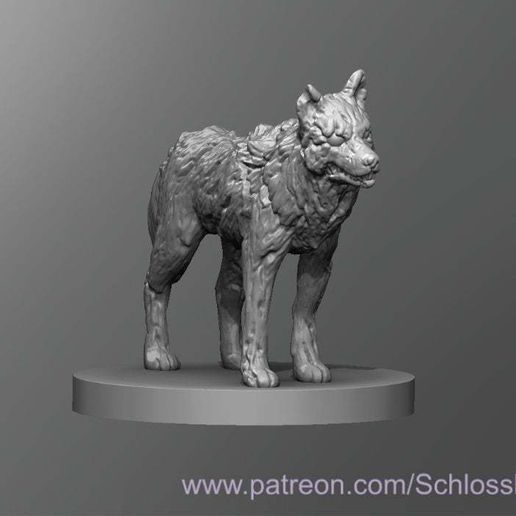 🧟 Zombie Wolf・Free STL File for ・Cults